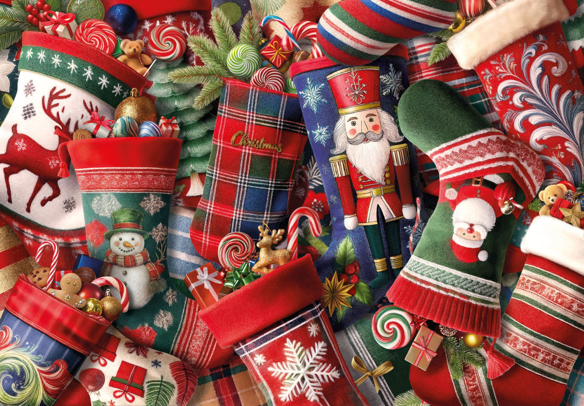 Santa's Stocking Table – Mosaic Puzzles