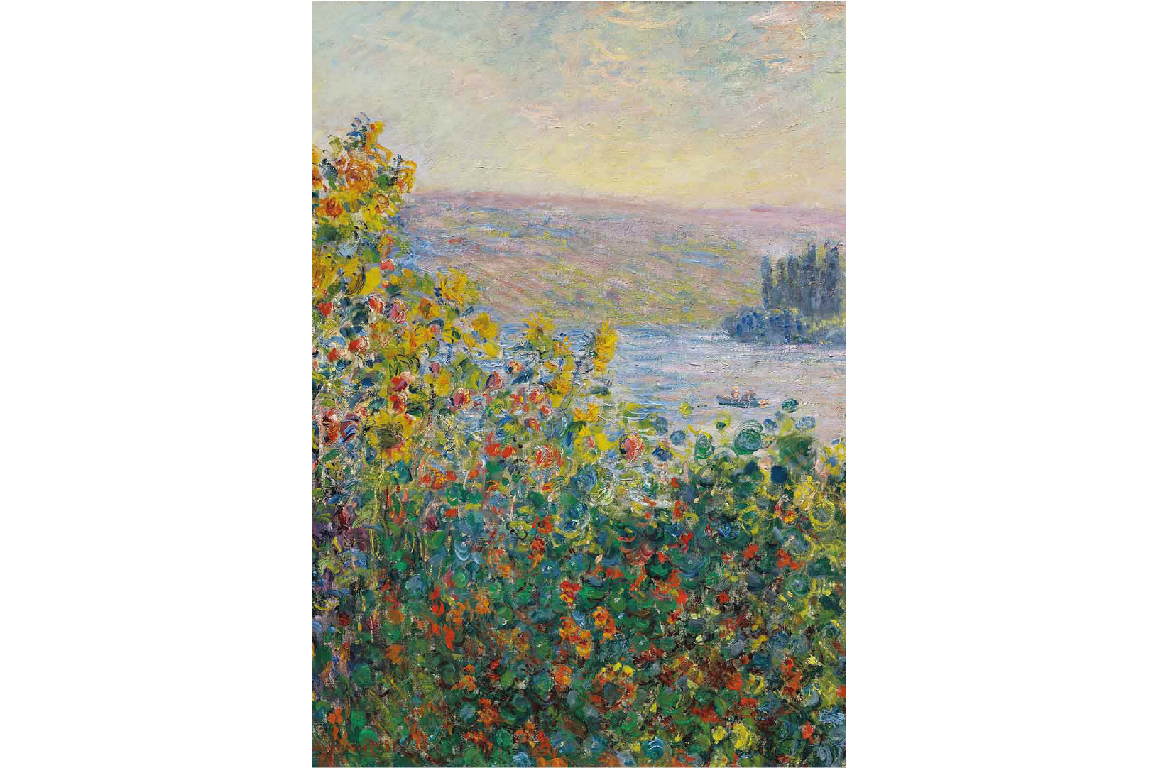 Flower Beds at Vetheuil by Claude Monet – Mosaic Puzzles