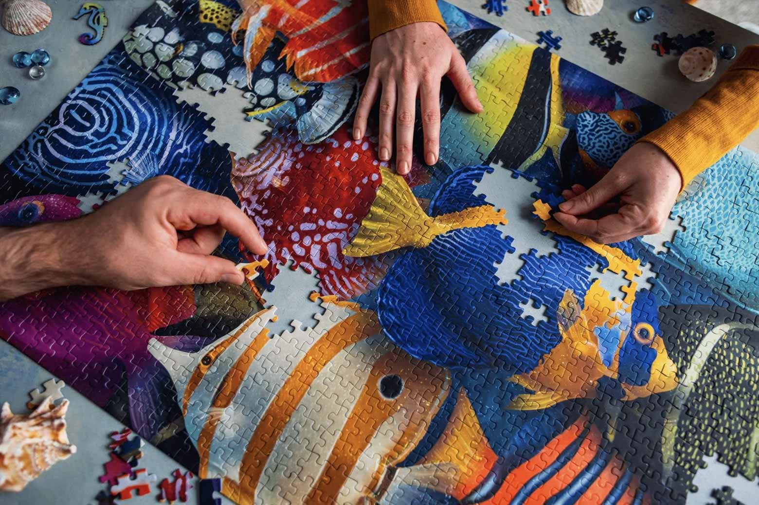 Mosaic Puzzles - Wooden Jigsaw Puzzles for Adults