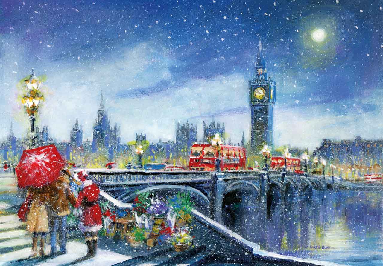 Big Ben At Christmas