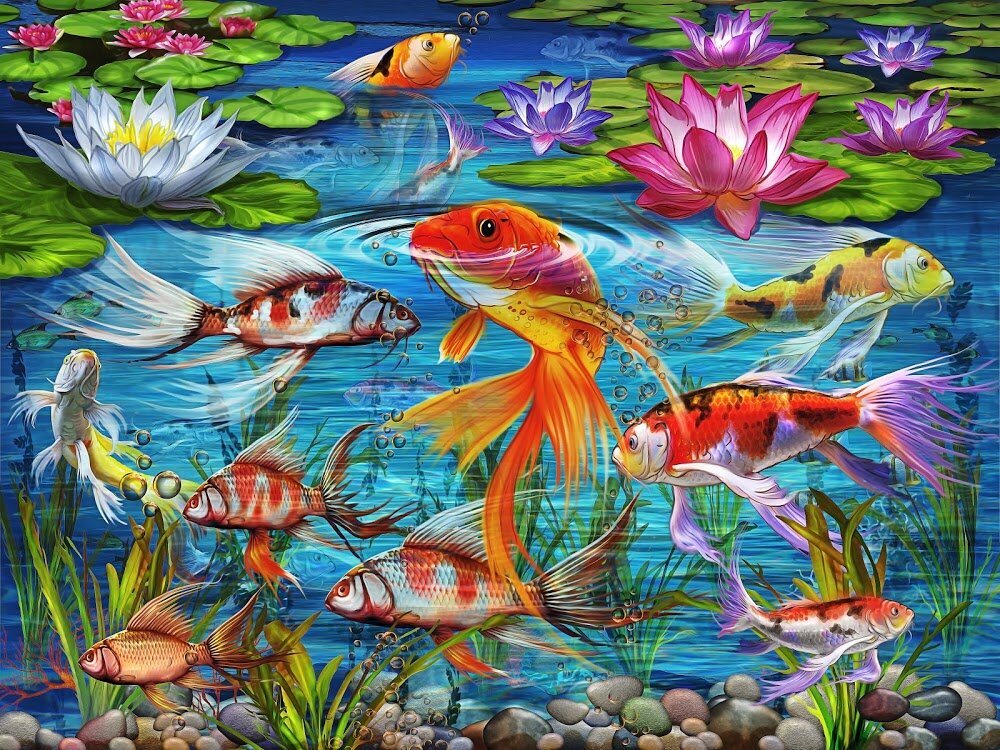 The Koi Pond – Mosaic Puzzles