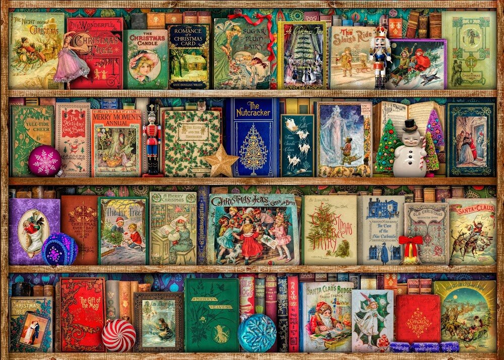 The Christmas Library – Mosaic Puzzles